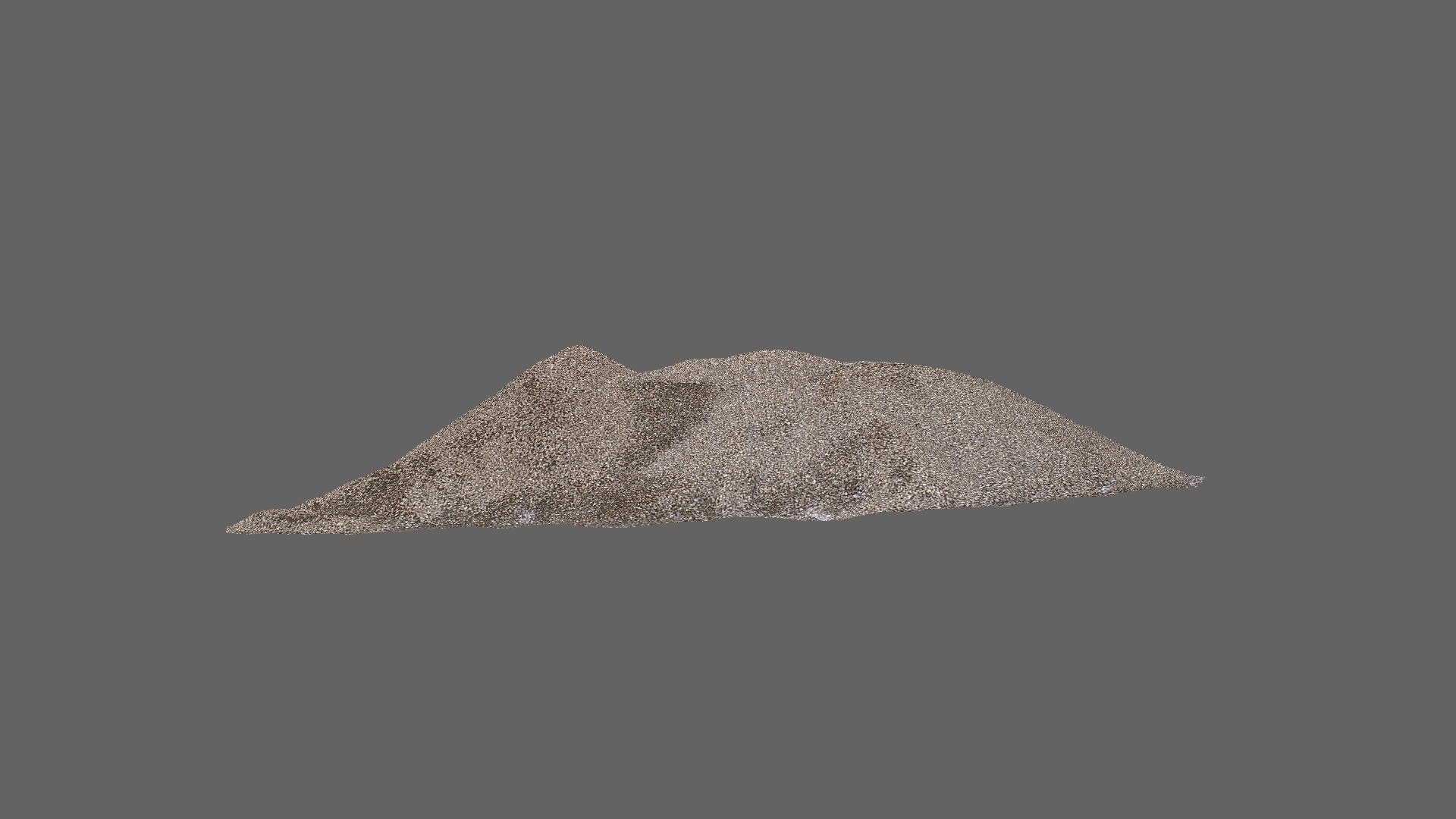3D Heap of aggregates - pile of gravel or sand model - TurboSquid 2055593