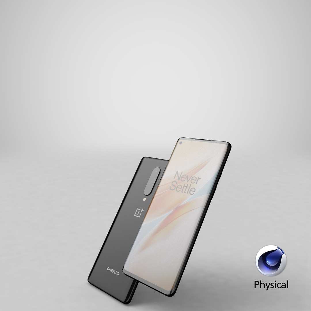 3D oneplus 8 black - TurboSquid 1550819