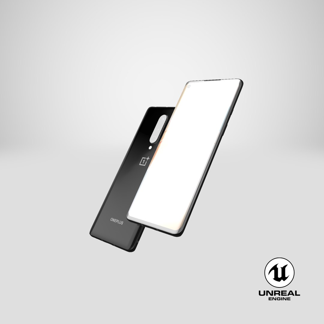 3D oneplus 8 black - TurboSquid 1550819