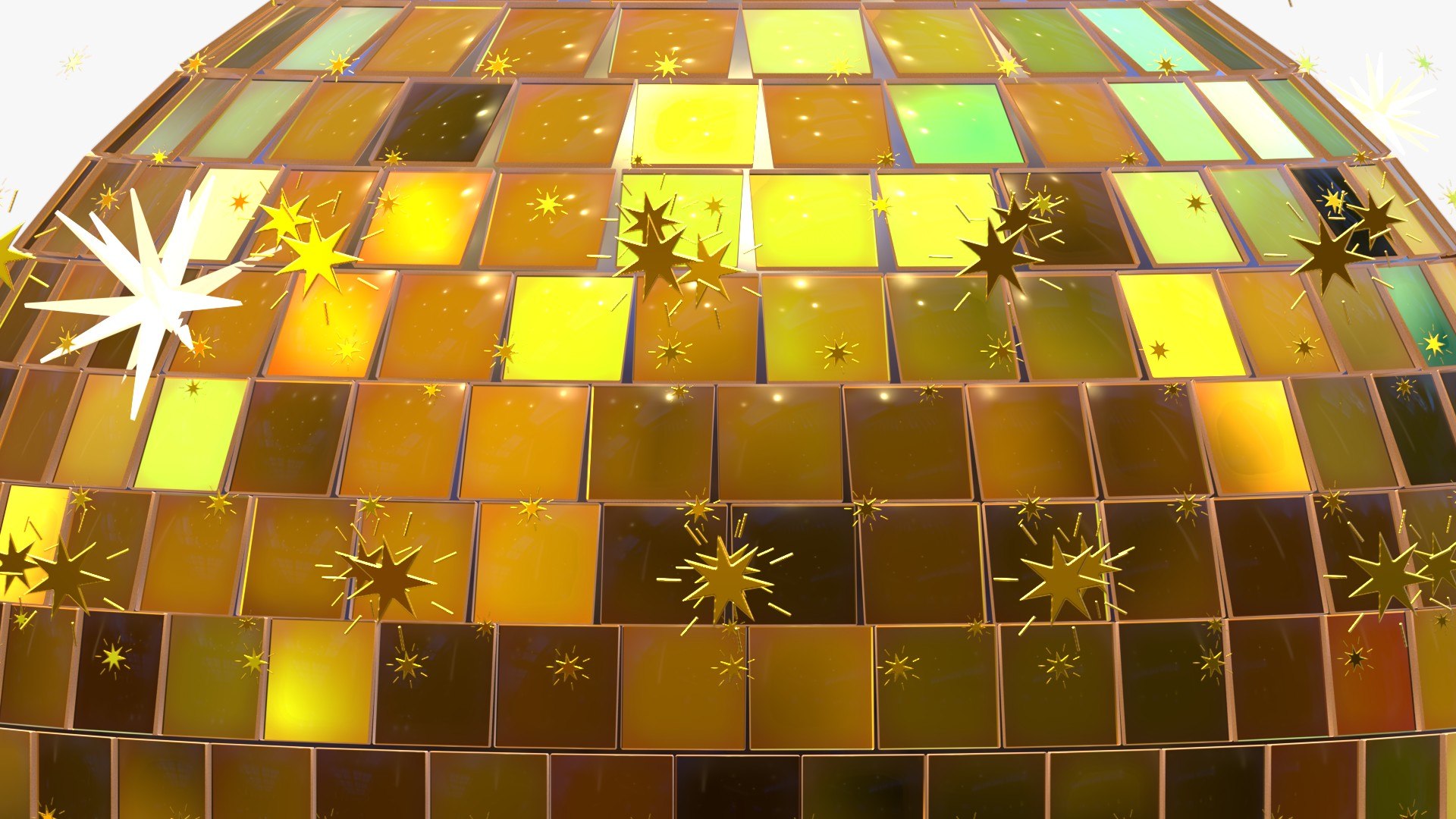 3D Gold Disco Ball - Animated Game Asset - TurboSquid 1933802