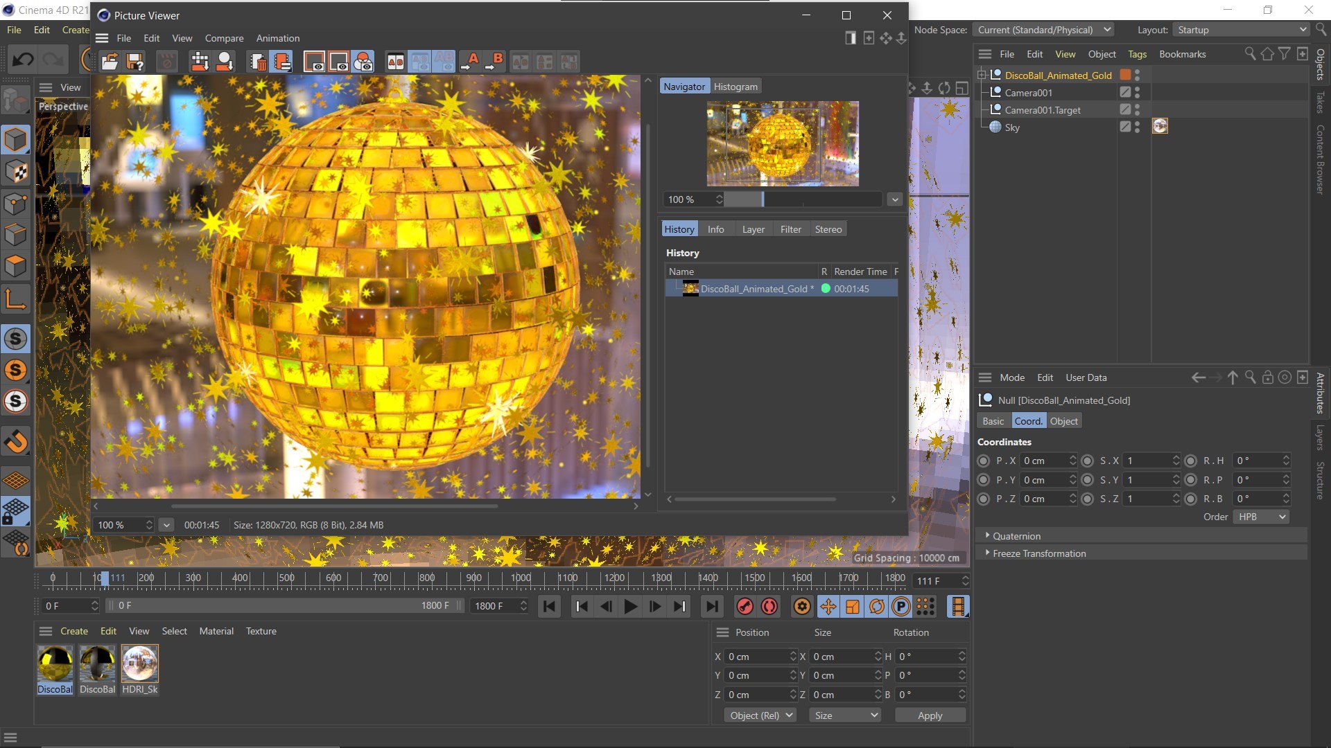 3D Gold Disco Ball - Animated Game Asset - TurboSquid 1933802