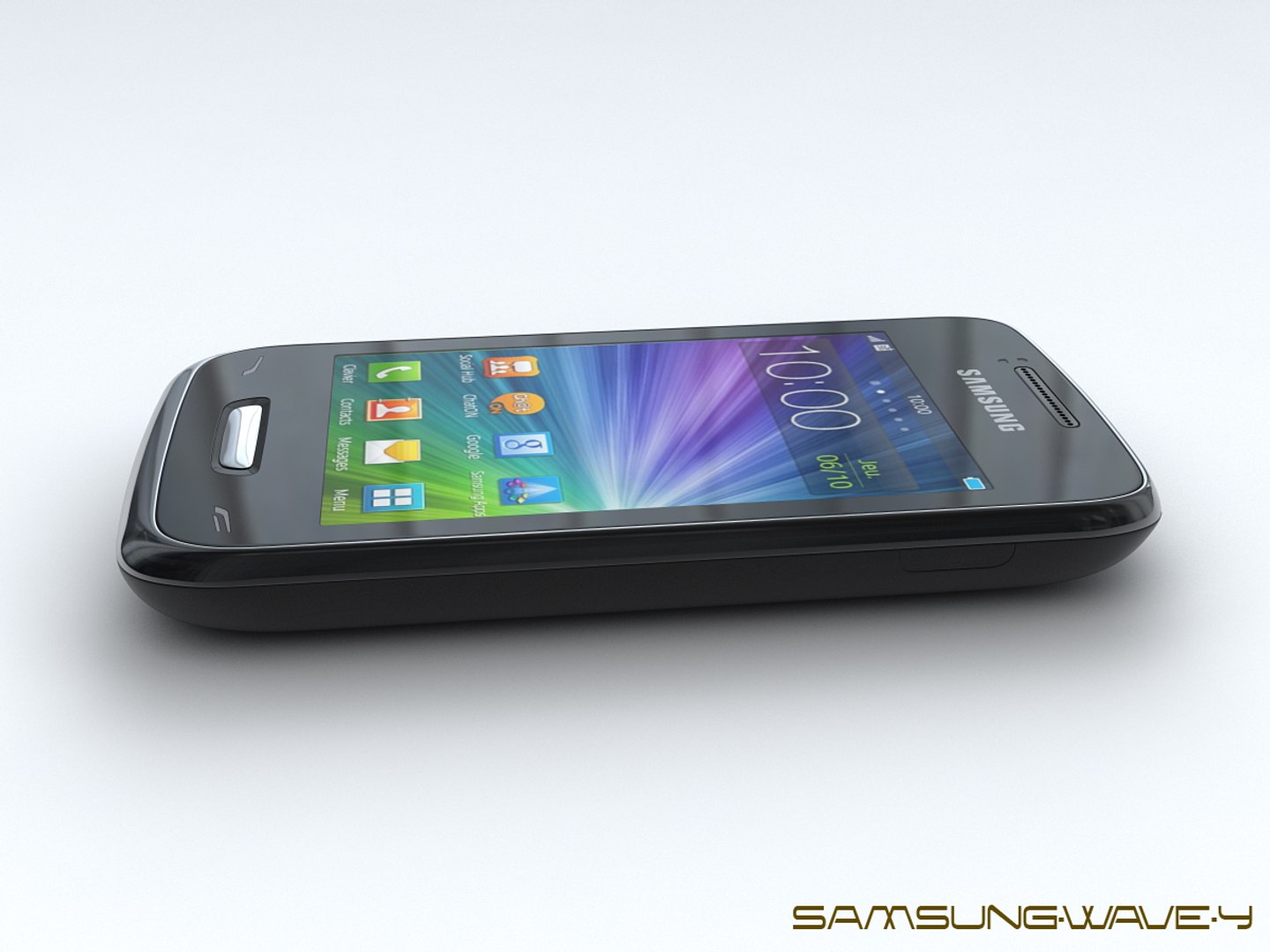3d Model Samsung Wave Y