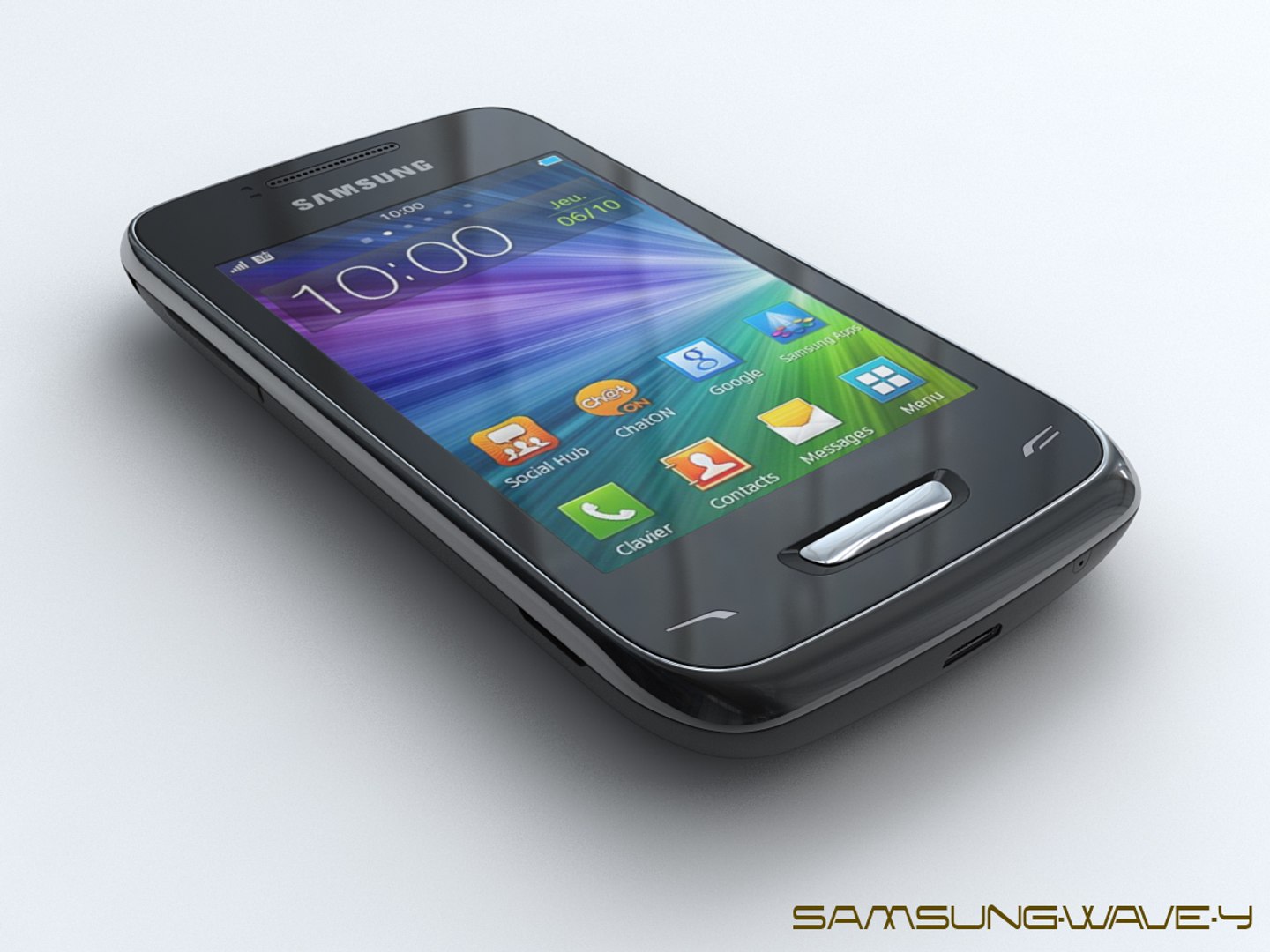 3d Model Samsung Wave Y