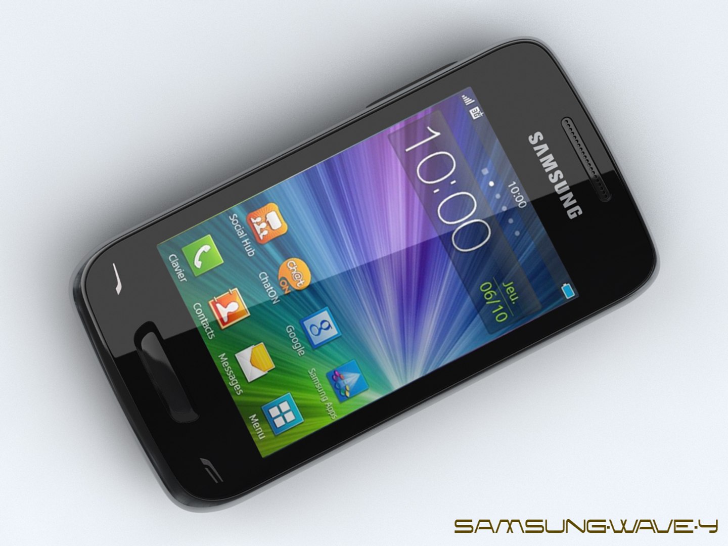 3d Model Samsung Wave Y