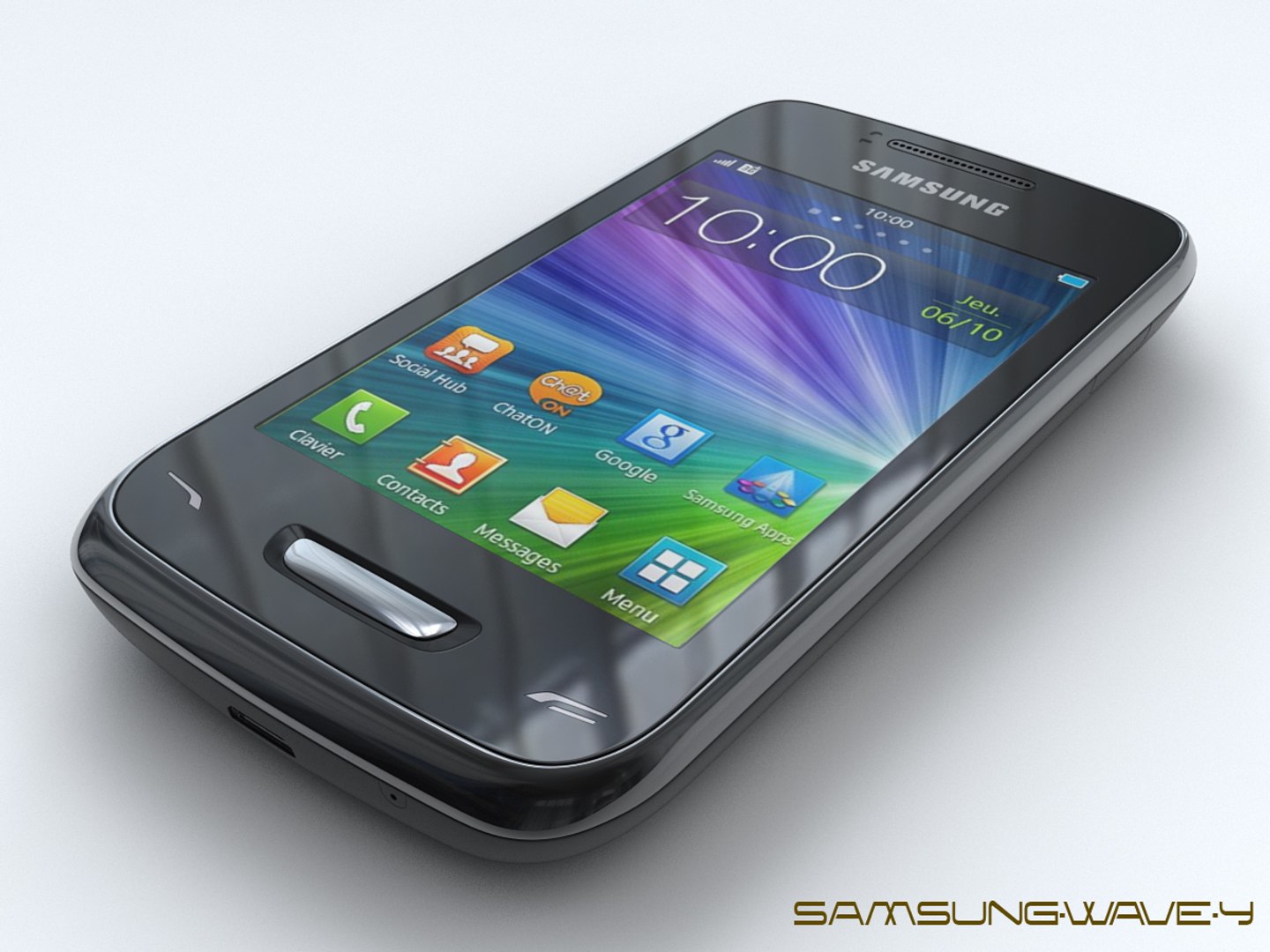 3d Model Samsung Wave Y