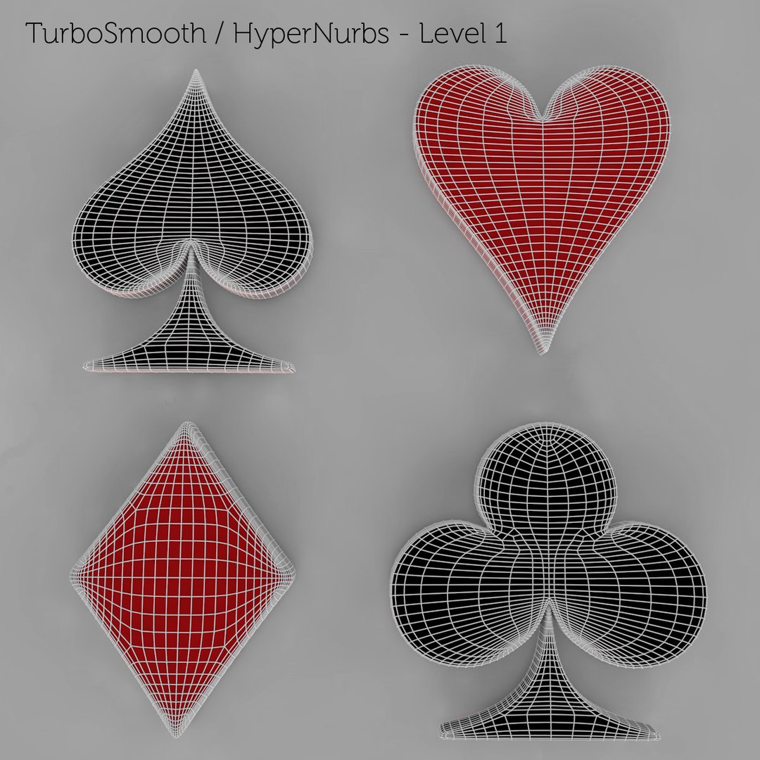 Card Symbols 3d Max