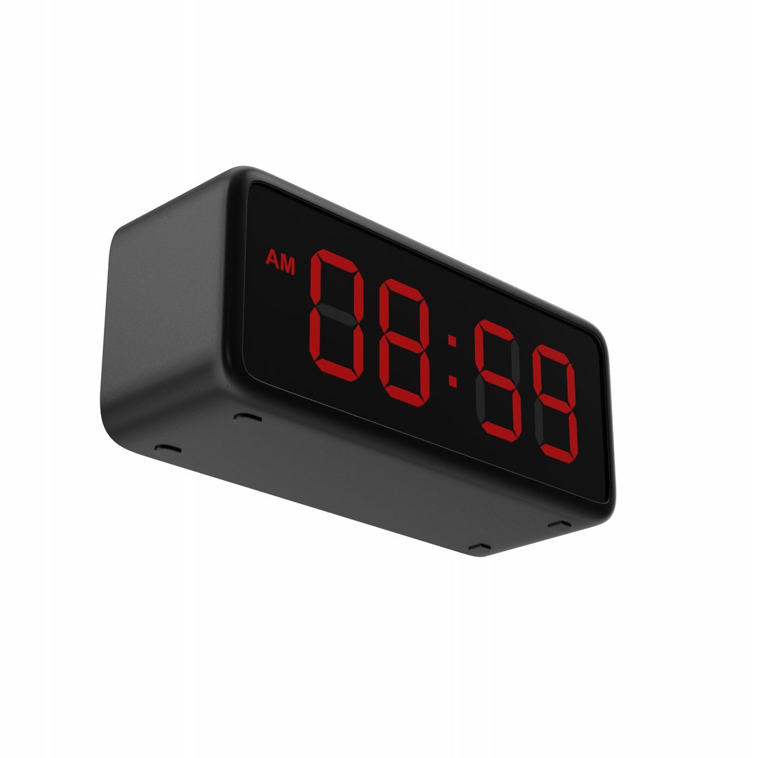 Electric Alarm Clock 3D - TurboSquid 2147840