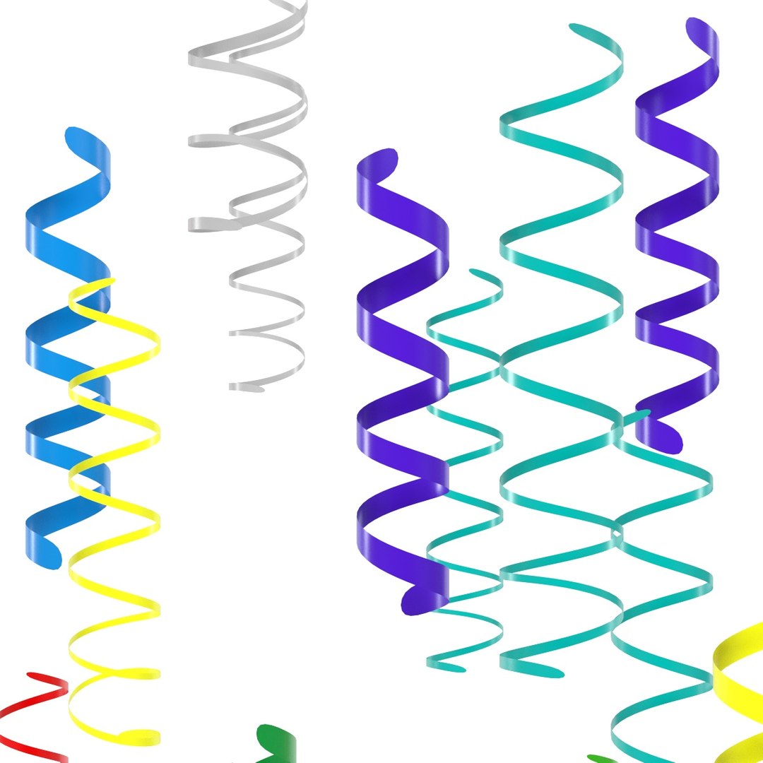 3D Confetti Set - TurboSquid 2093905