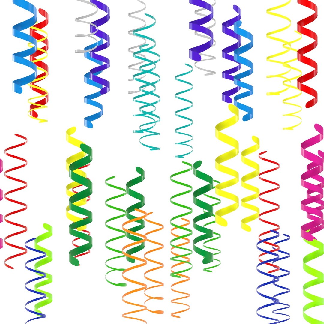 3D Confetti Set - TurboSquid 2093905