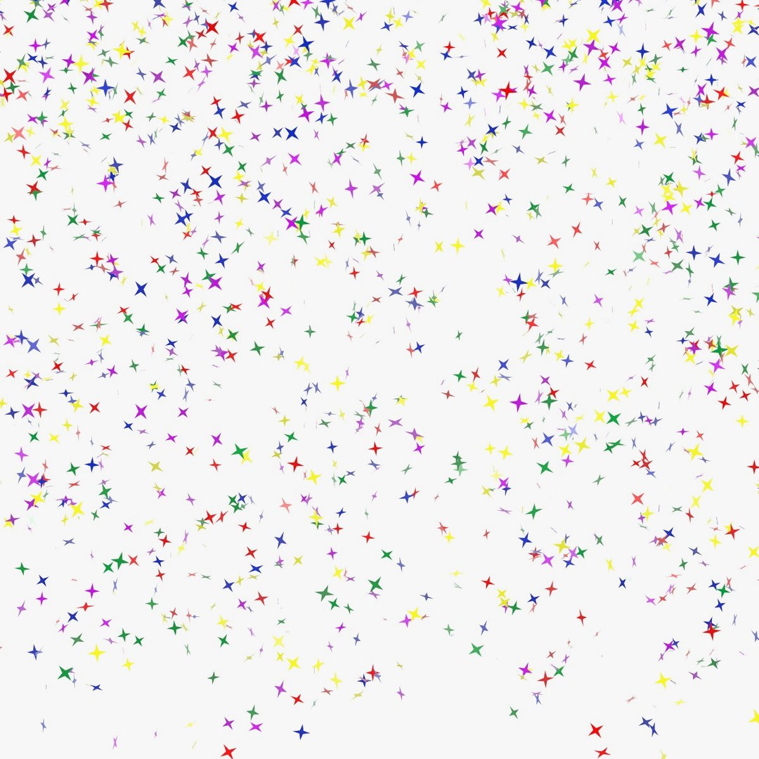 3D Confetti Set - TurboSquid 2093905