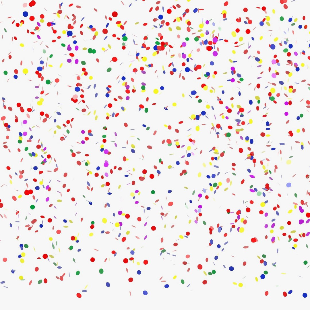 3D Confetti Set - TurboSquid 2093905