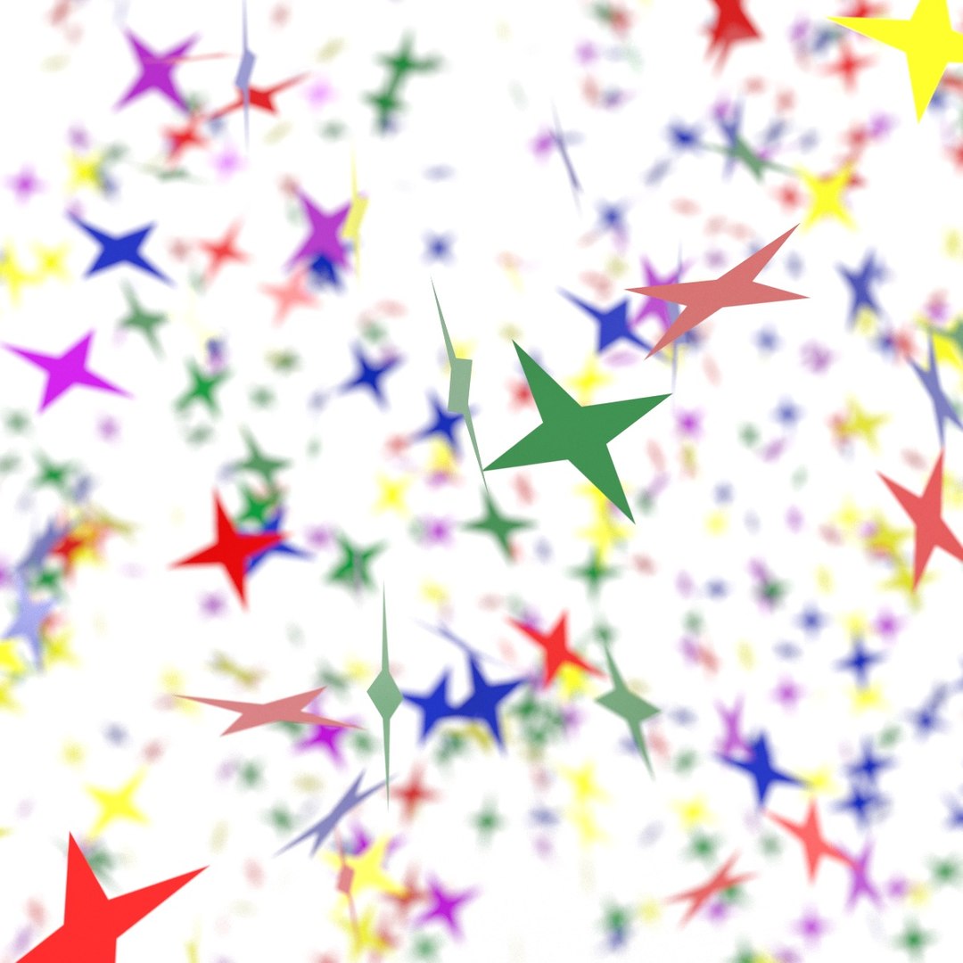 3D Confetti Set - TurboSquid 2093905