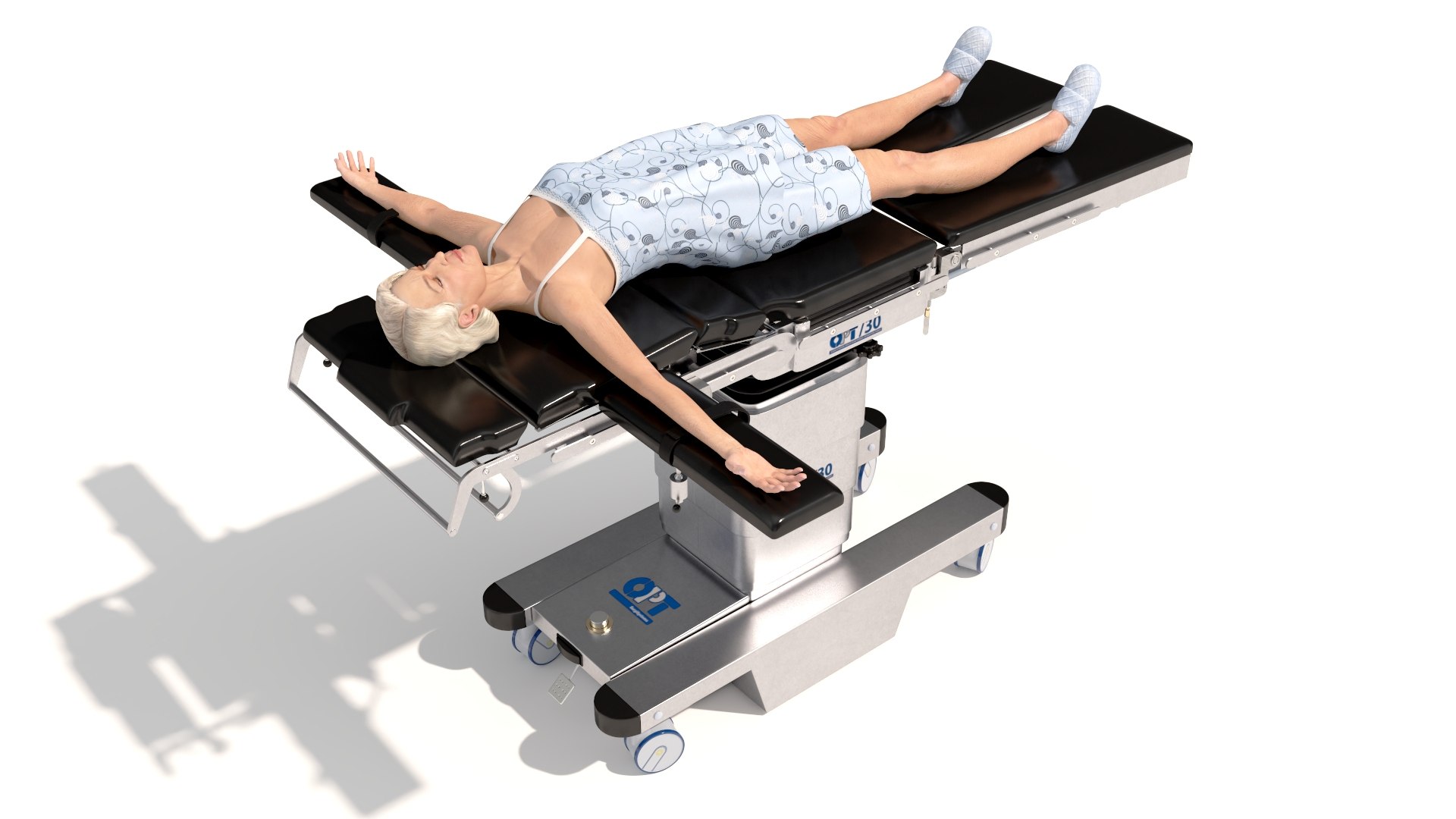 3D Woman On Operating Table Model - TurboSquid 2303822