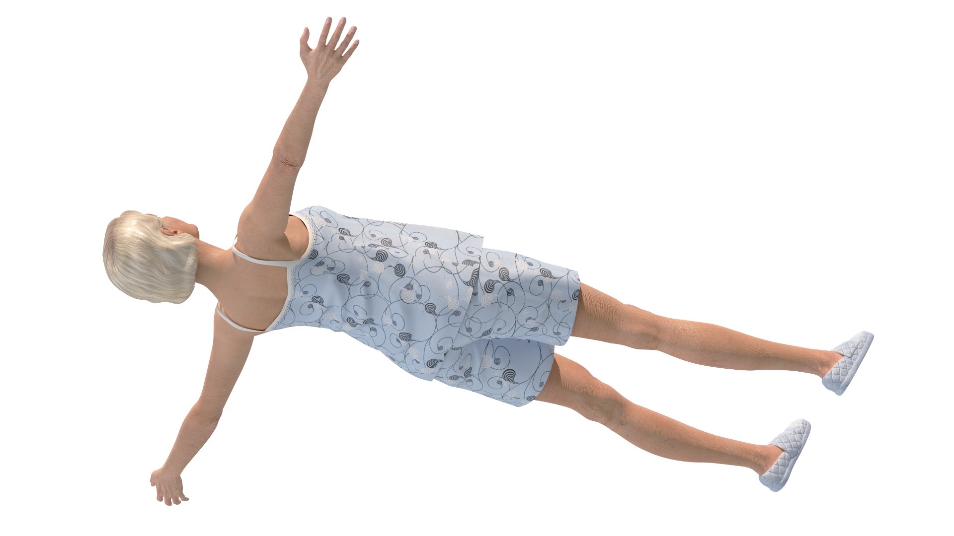 3D Woman On Operating Table Model - TurboSquid 2303822