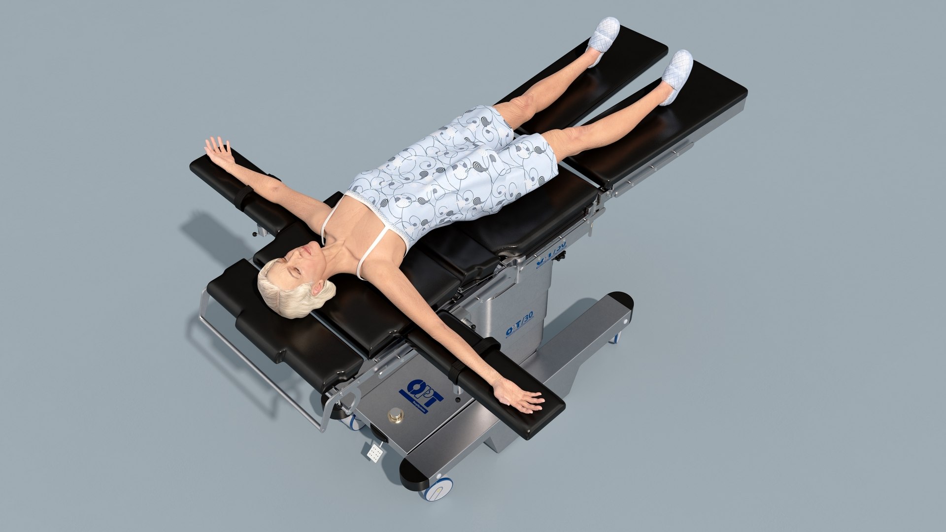 3D Woman On Operating Table Model - TurboSquid 2303822