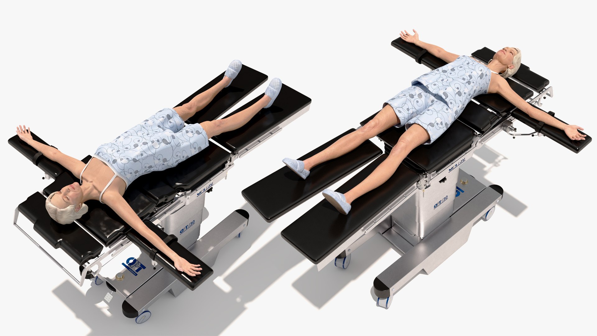 3D Woman On Operating Table Model - TurboSquid 2303822