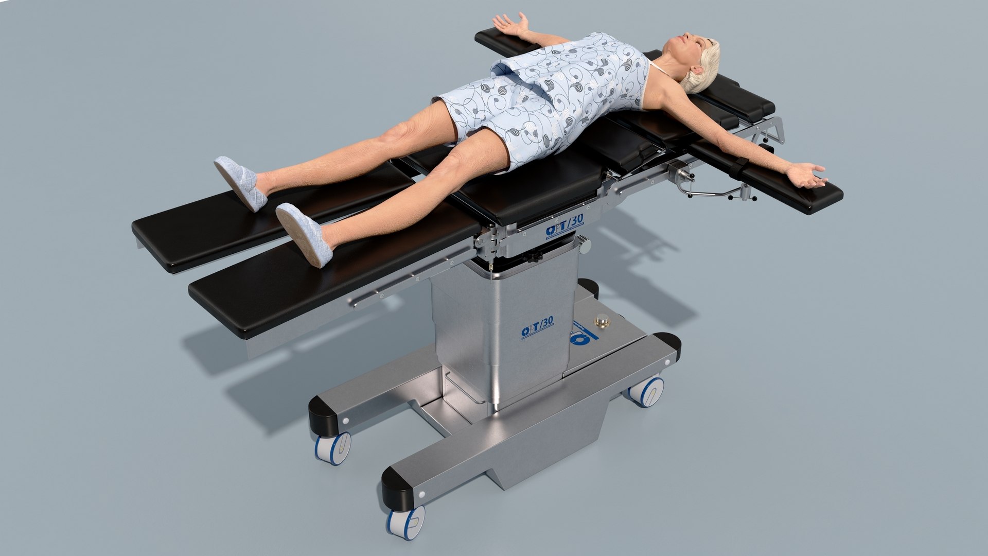 3D Woman On Operating Table Model - TurboSquid 2303822