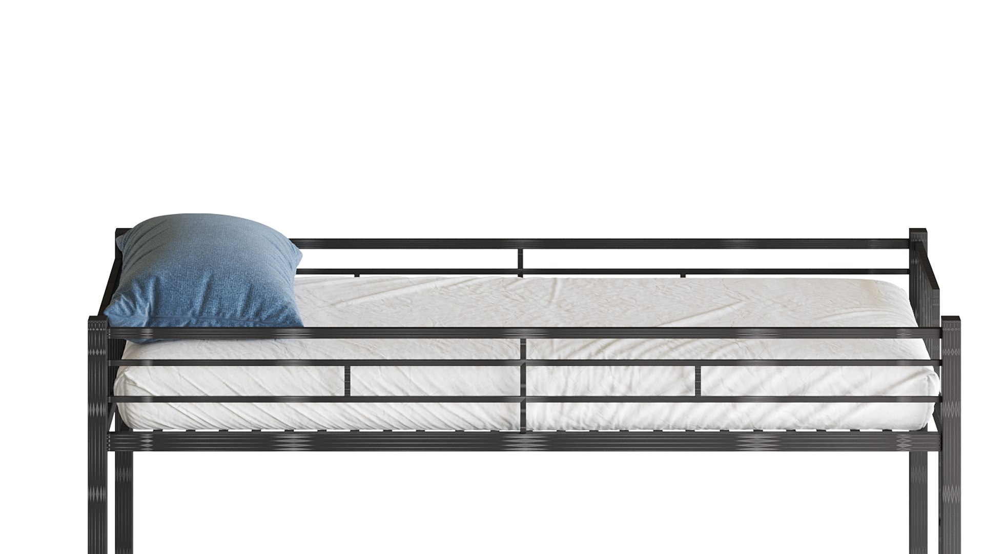 Metal Triple Bunk Beds 3D Model - TurboSquid 2195653