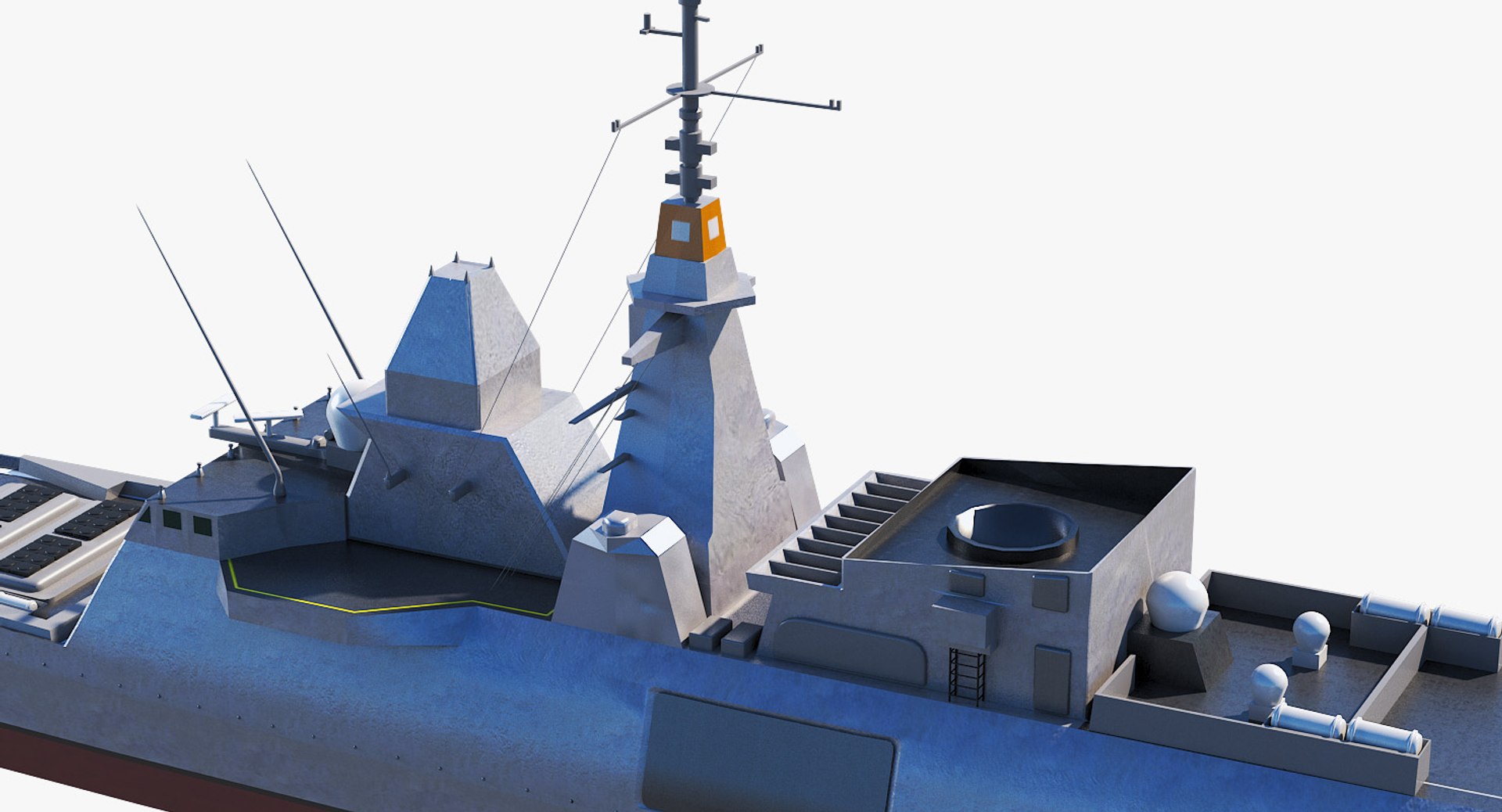 European Mission Frigate 3D Model - TurboSquid 1423826