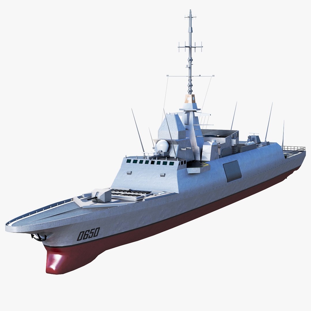 European Mission Frigate 3D Model - TurboSquid 1423826