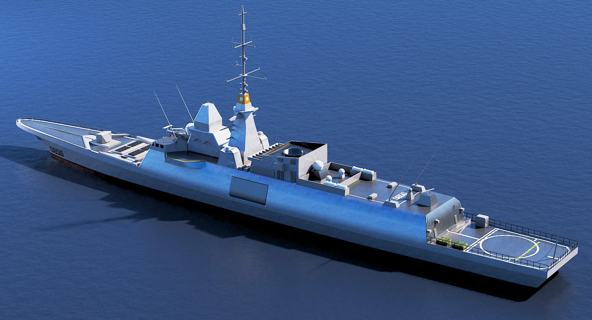 European Mission Frigate 3D Model - TurboSquid 1423826