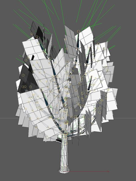 3d model tree animations