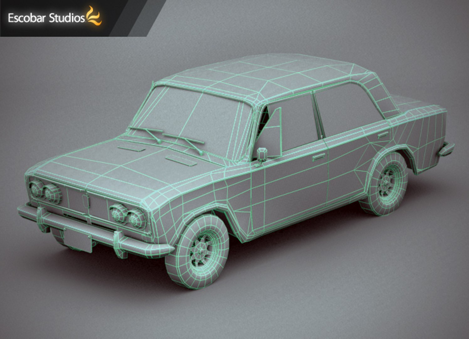 Lada 1500 Vaz Car 3d Model