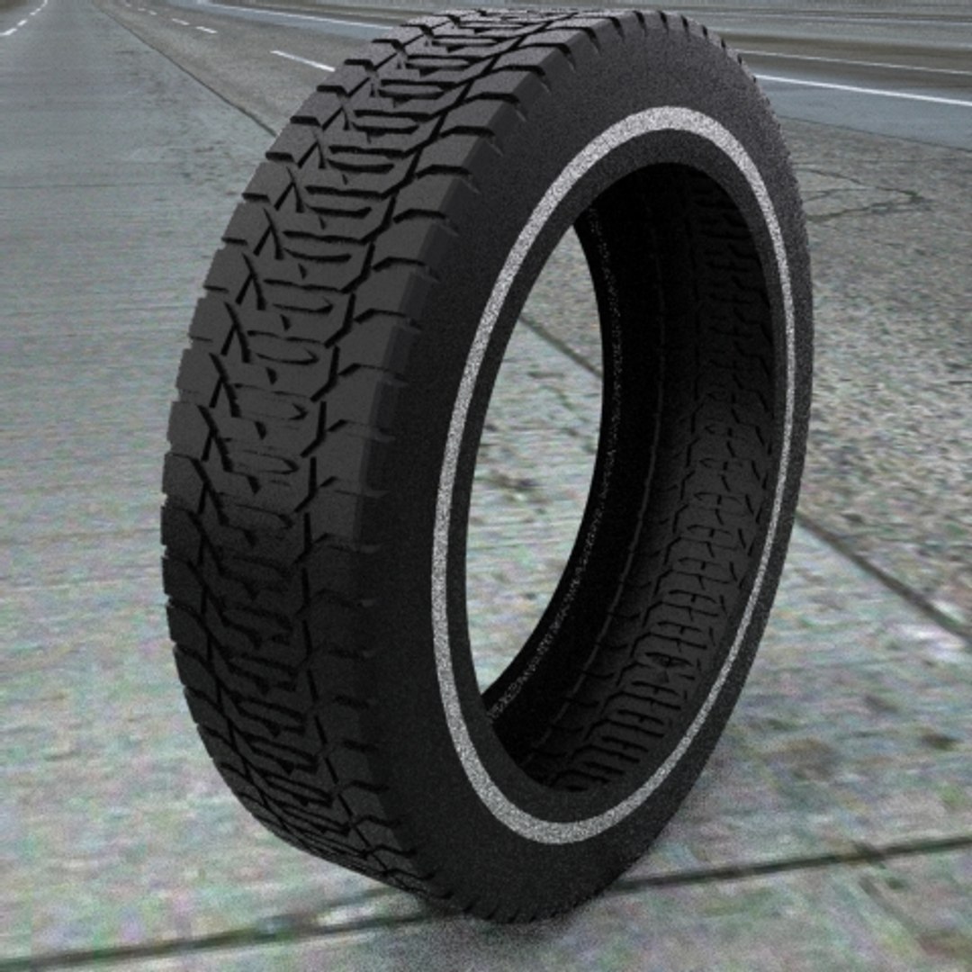 Tires Treads 3d Model