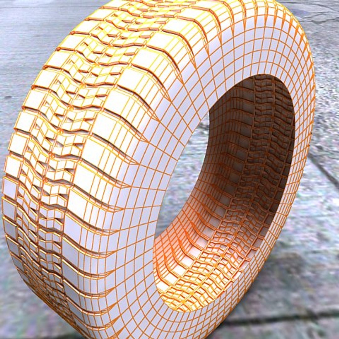 Tires Treads 3d Model