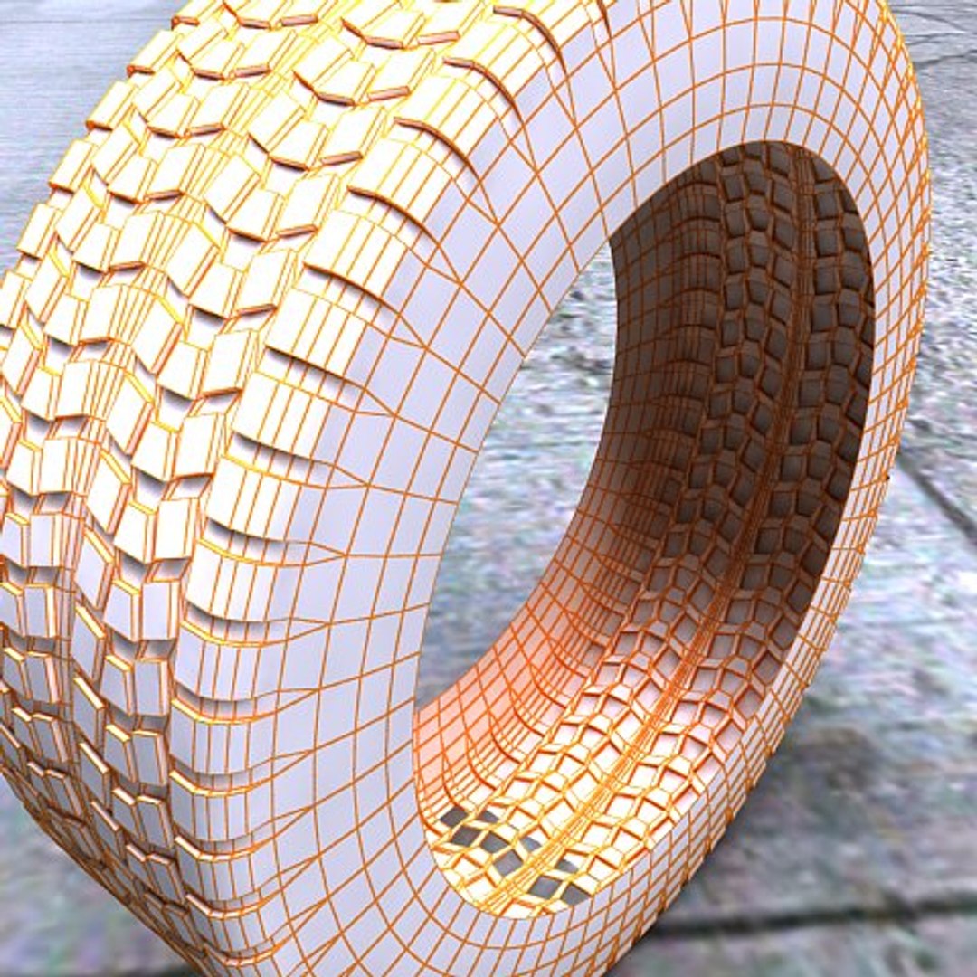 Tires Treads 3d Model