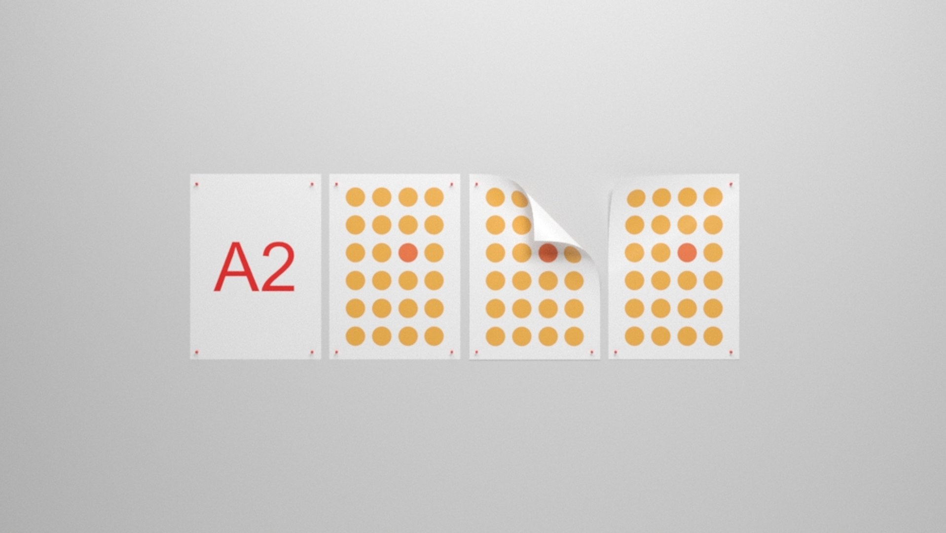 A2 Posters 3D Model - TurboSquid 1609777