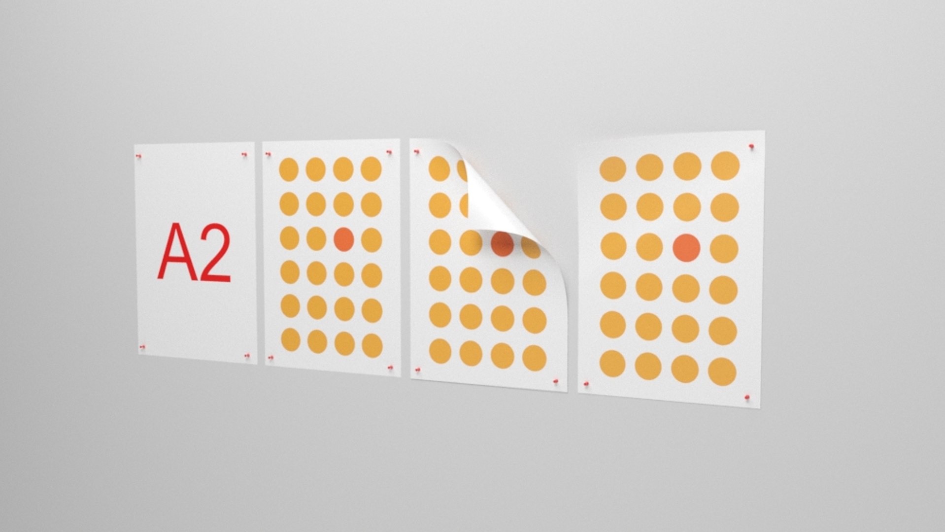 A2 Posters 3D Model - TurboSquid 1609777