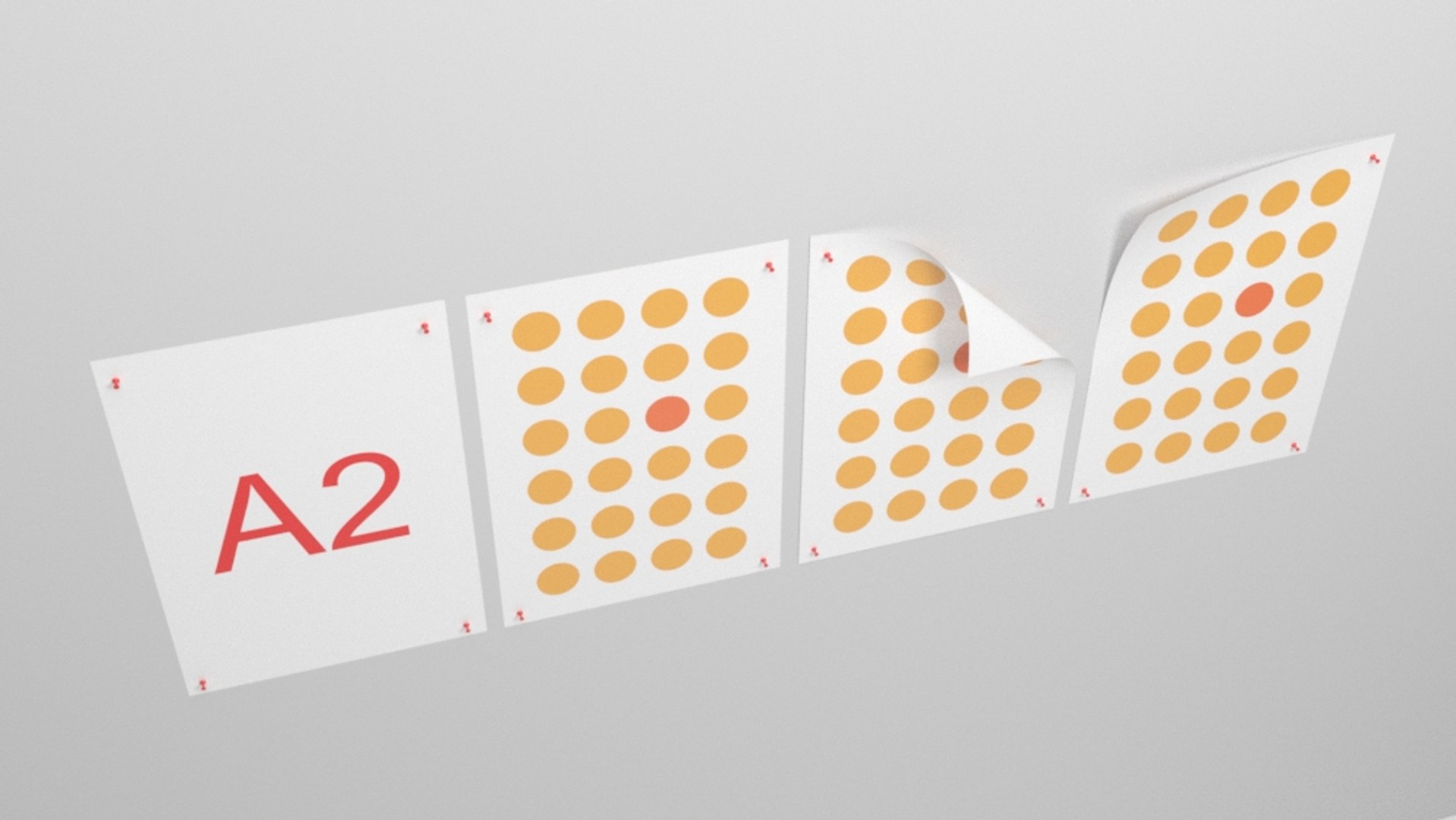 A2 Posters 3D Model - TurboSquid 1609777