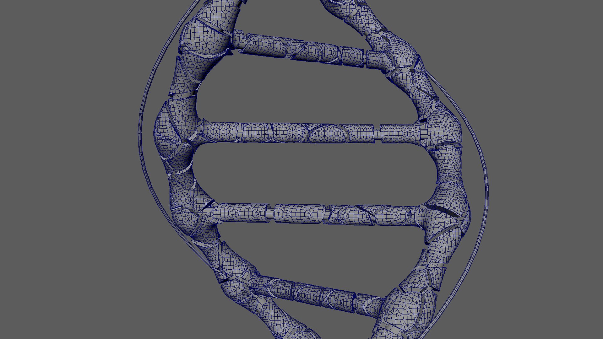 3D DNA Hexagons Model - TurboSquid 2239434