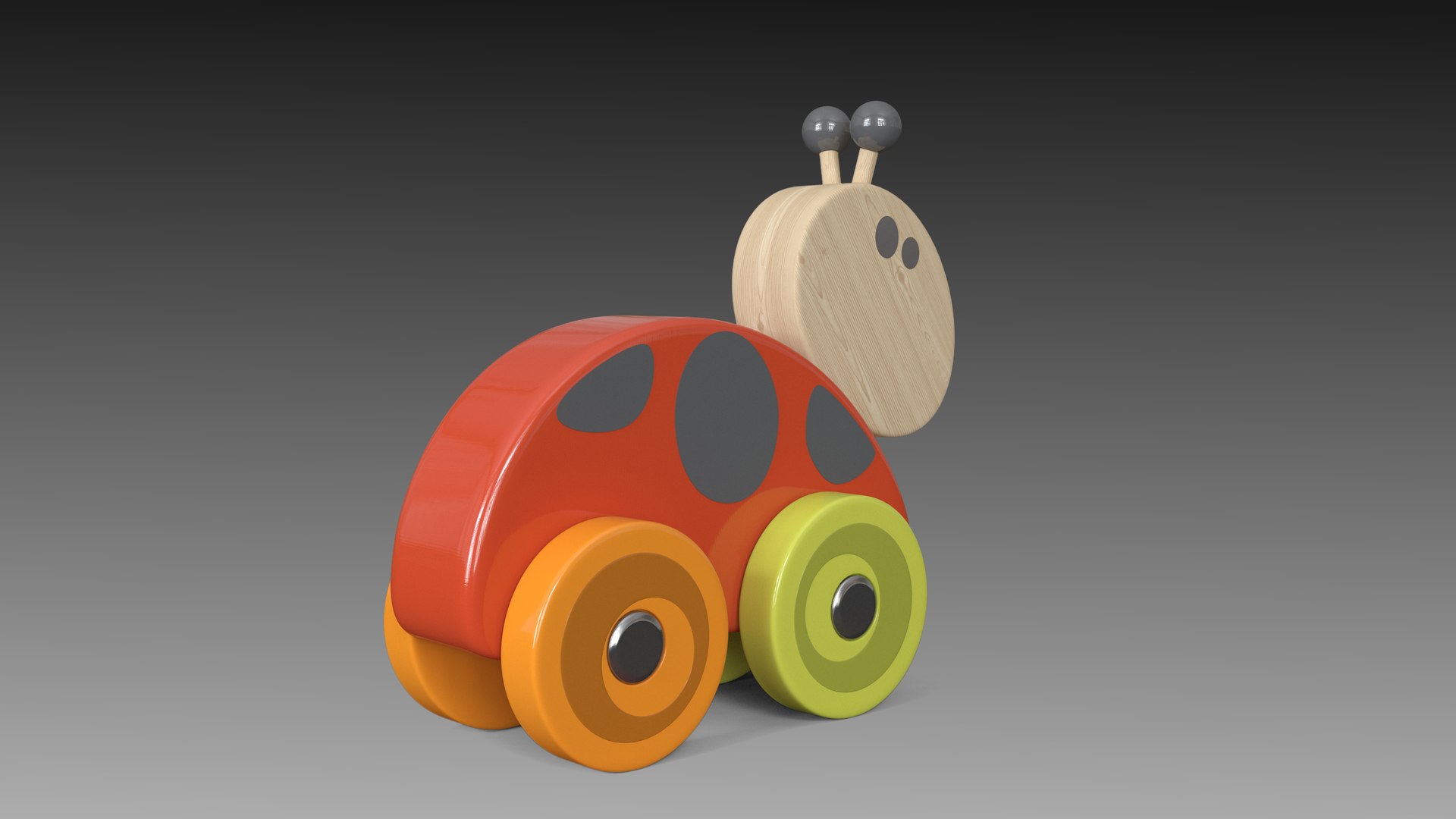 3D Toy Ladybug Model - TurboSquid 1524329