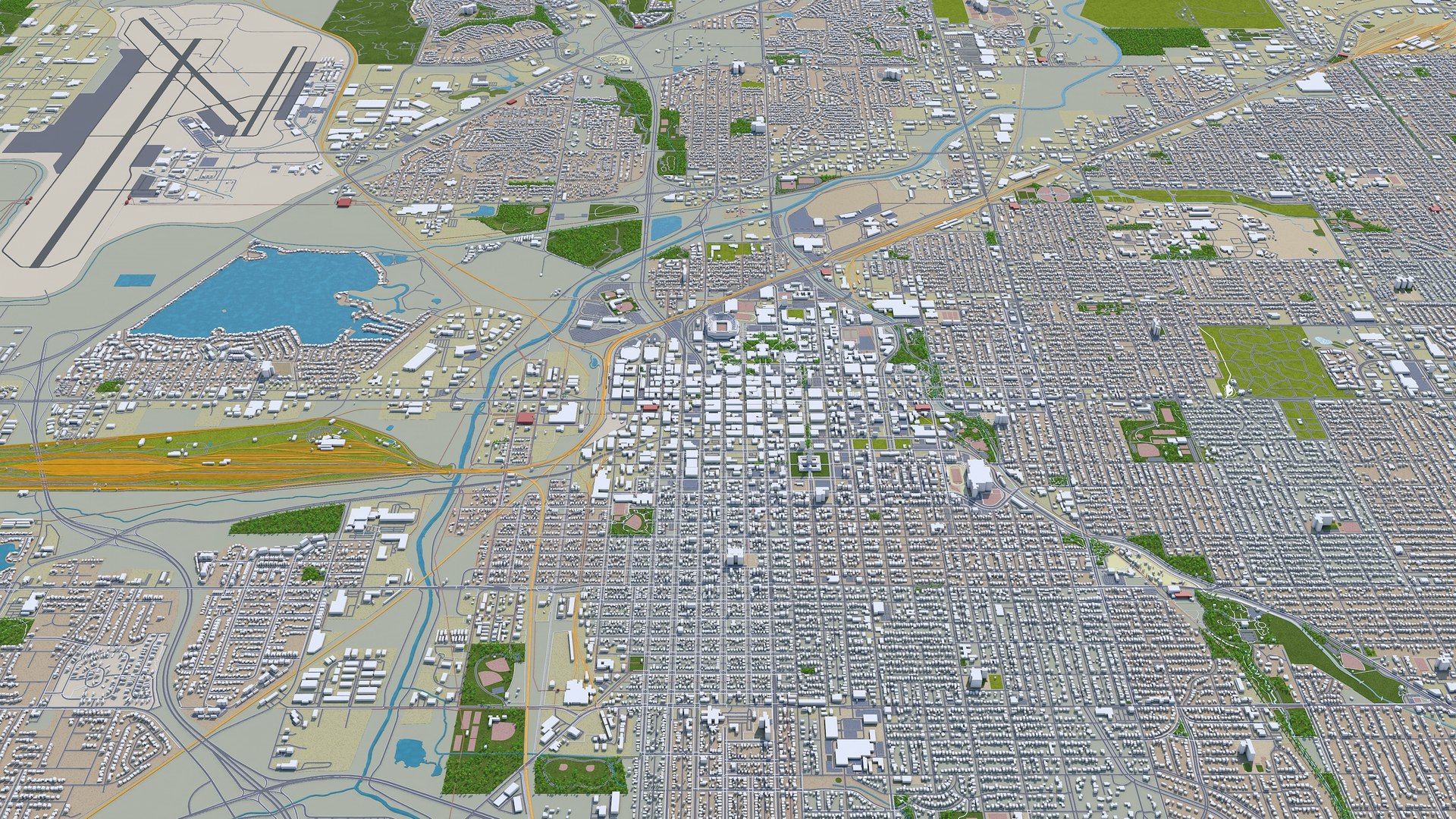 3D Lincoln Nebraska USA - TurboSquid 1720409