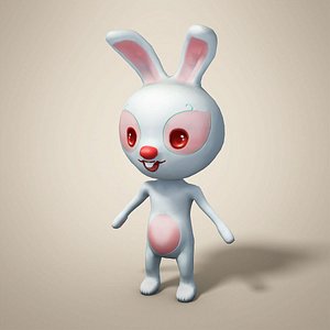 Cartoon Rabbit 3D Models for Download | TurboSquid