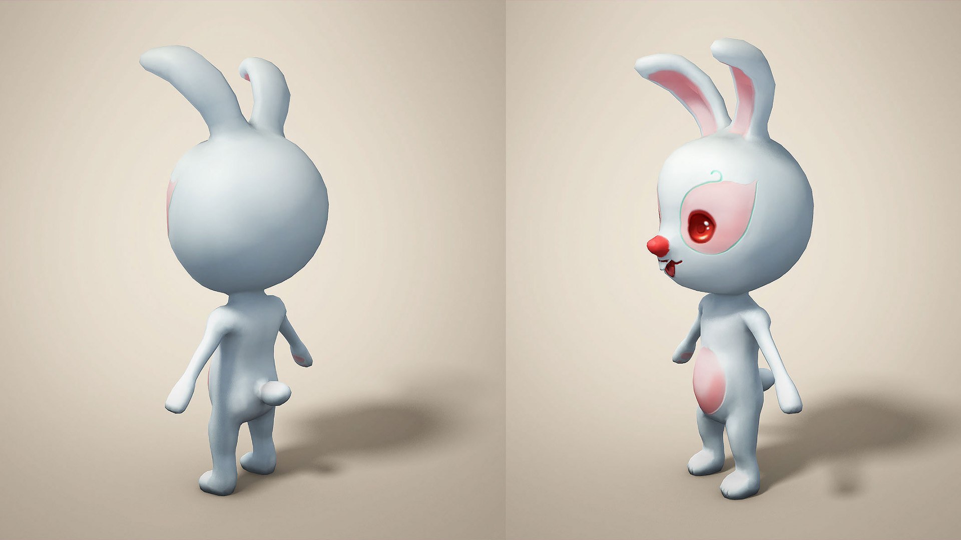 Cartoon Rabbit Model - TurboSquid 1699253