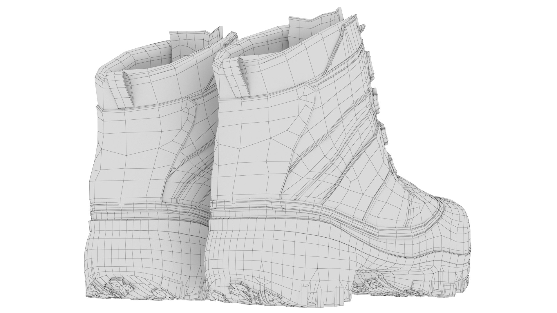 Realistic Boot 3D Model - TurboSquid 1200186