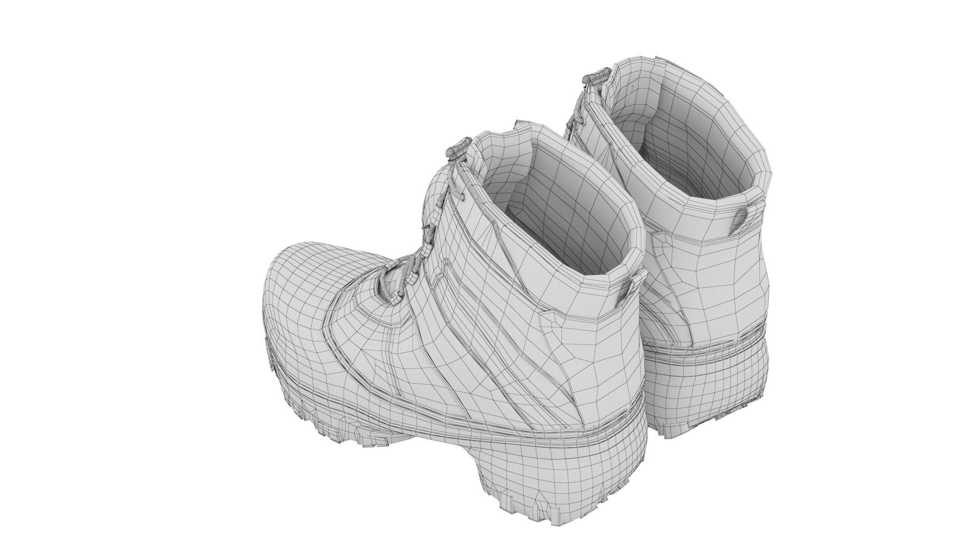 Realistic Boot 3D Model - TurboSquid 1200186