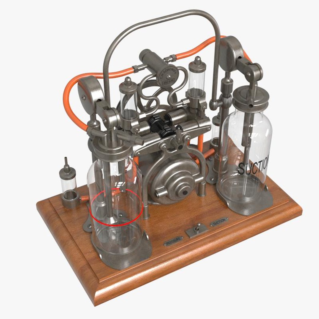 Antique Embalming Pump 3D Model - TurboSquid 1415594