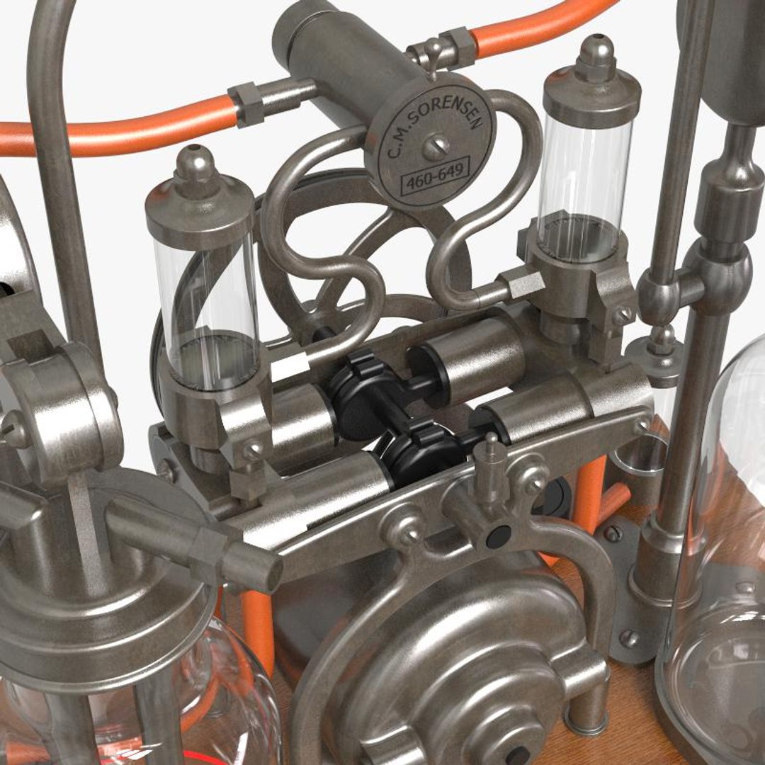 Antique Embalming Pump 3D Model - TurboSquid 1415594