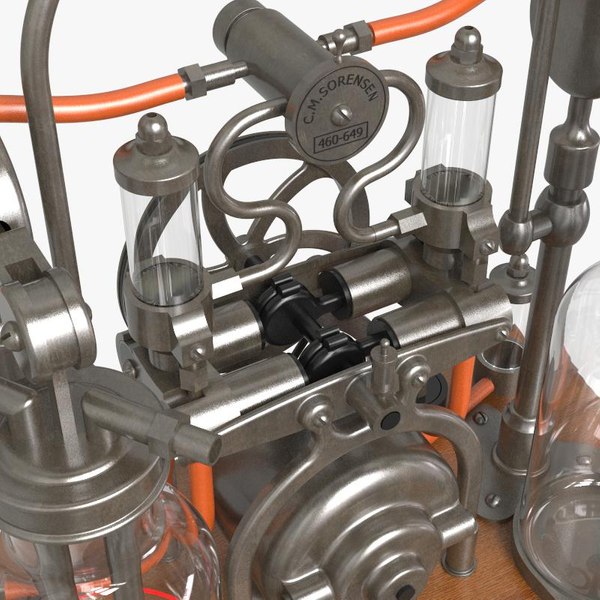 Antique embalming pump 3D model - TurboSquid 1415594