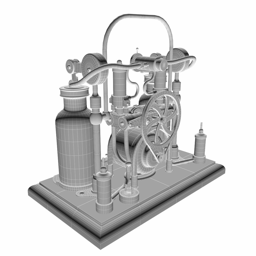 Antique Embalming Pump 3D Model - TurboSquid 1415594