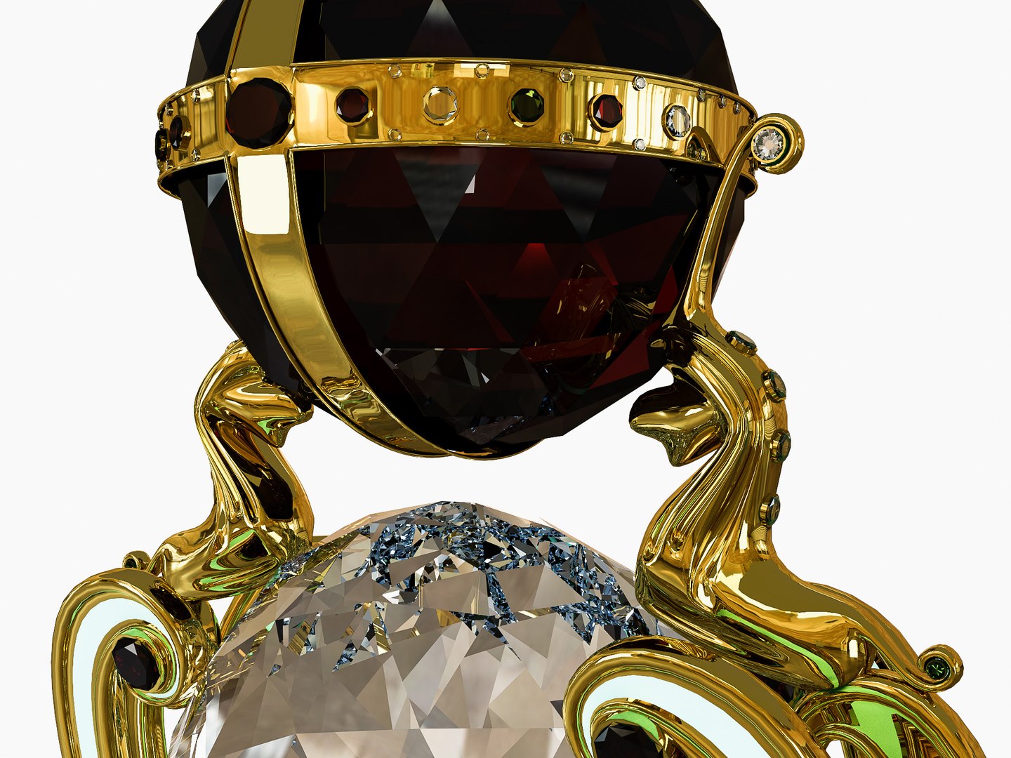 Queen S Sceptre 3d Model