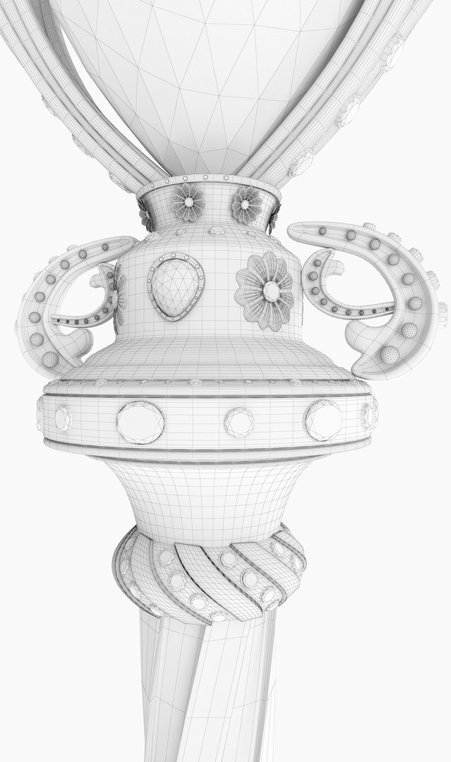 Queen S Sceptre 3d Model