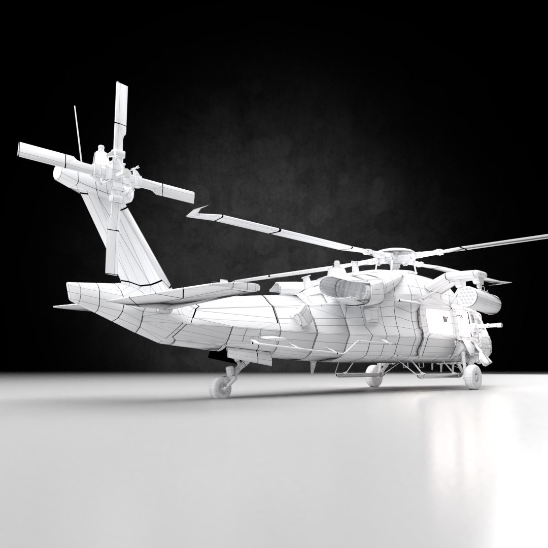 Helicopter Heli Guns 3D Model - TurboSquid 1391057