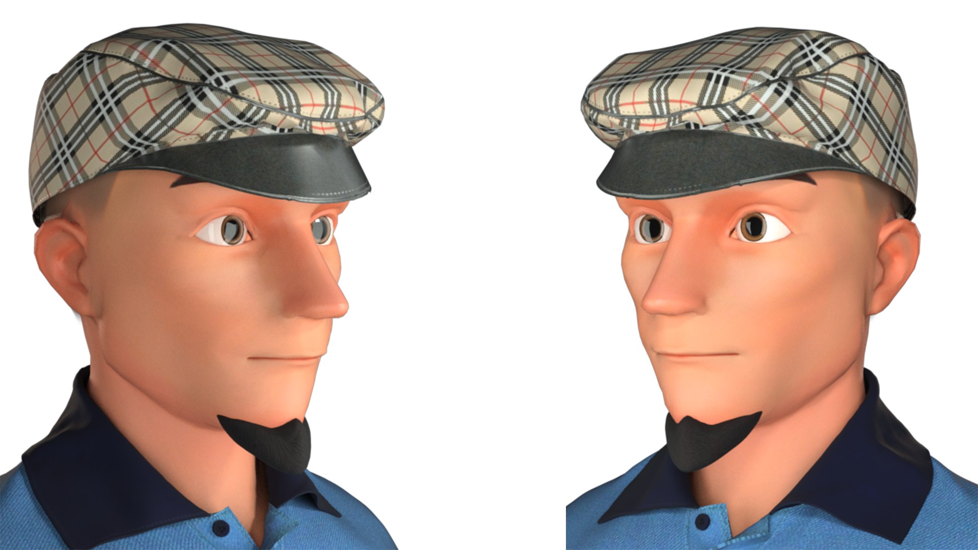 3D Cartoon Toon 3D Rigged Man-Tonny Character Model - TurboSquid 2259580