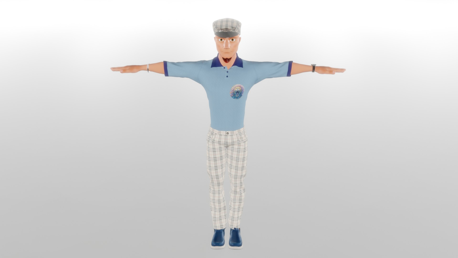 3D Cartoon Toon 3D Rigged Man-Tonny Character Model - TurboSquid 2259580