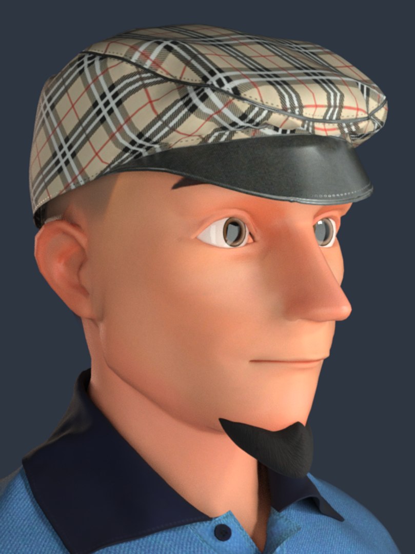 3D Cartoon Toon 3D Rigged Man-Tonny Character Model - TurboSquid 2259580